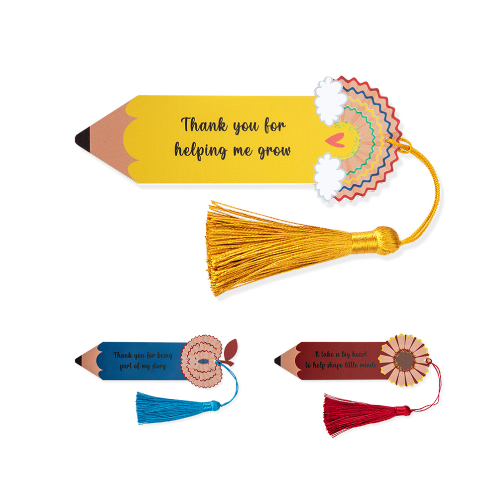 Personalized Aluminum Pencil Shape Bookmark for Teacher - CALLIE