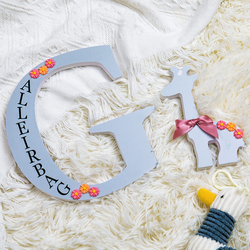 Personalized Name and Initial Signs for Baby Room Decor - CALLIE