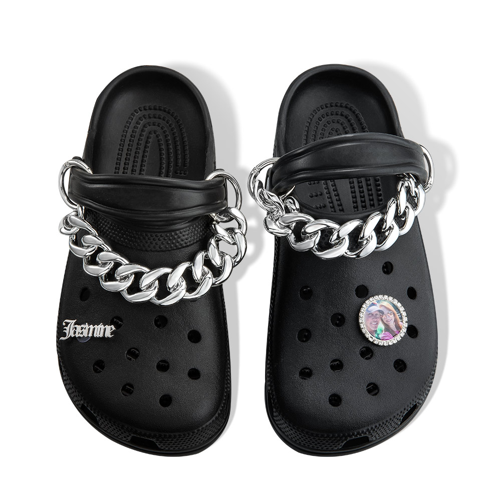 Personalized Bling Metal Charms for Croc Shoes - CALLIE
