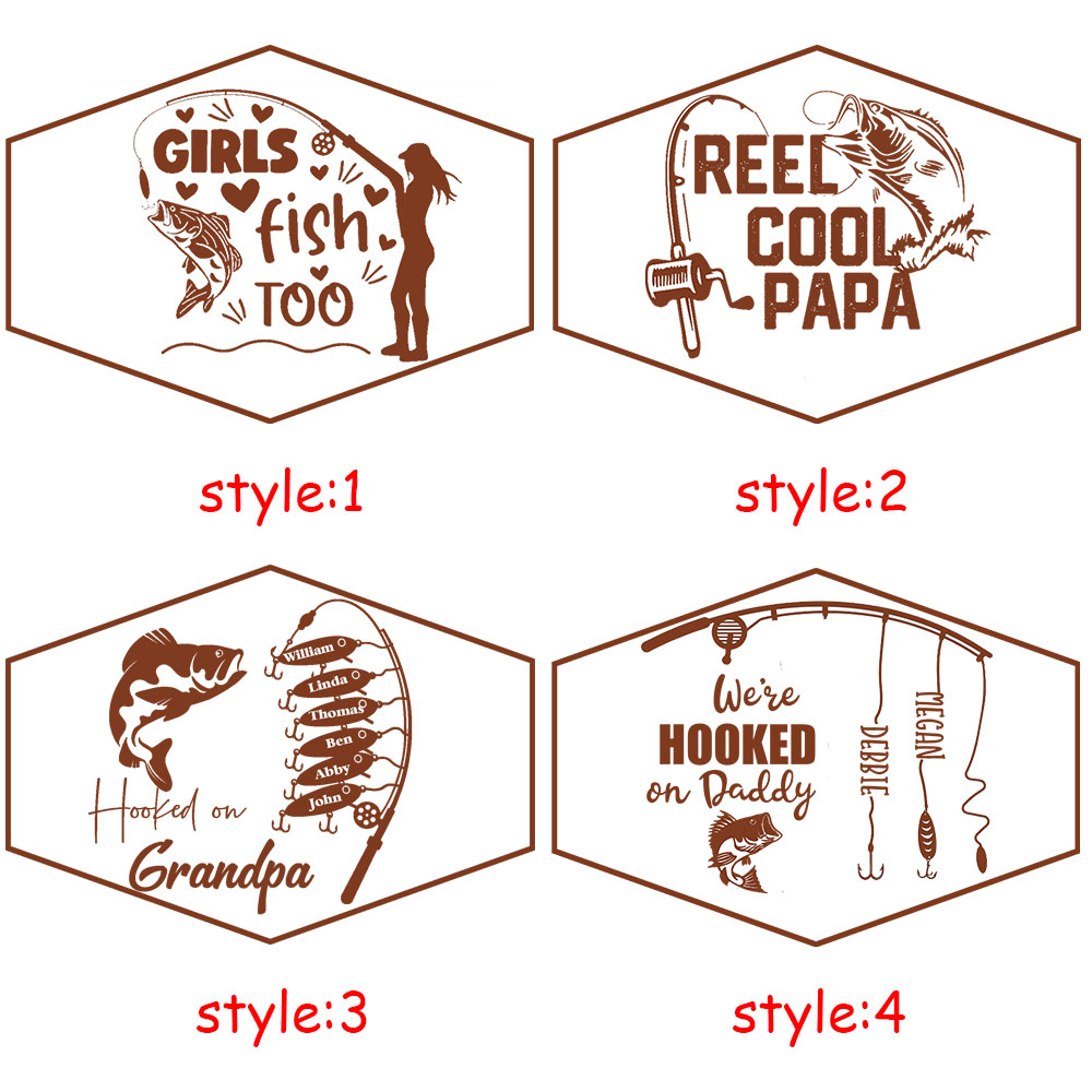 Hooked On Daddy Fishing Sign Cap Personalized Father's Day Gift, Gift ...