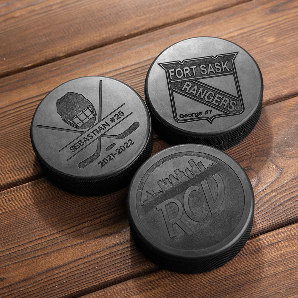 Personalized Engraved Hockey Puck Team Memorabilia Gift for Player ...