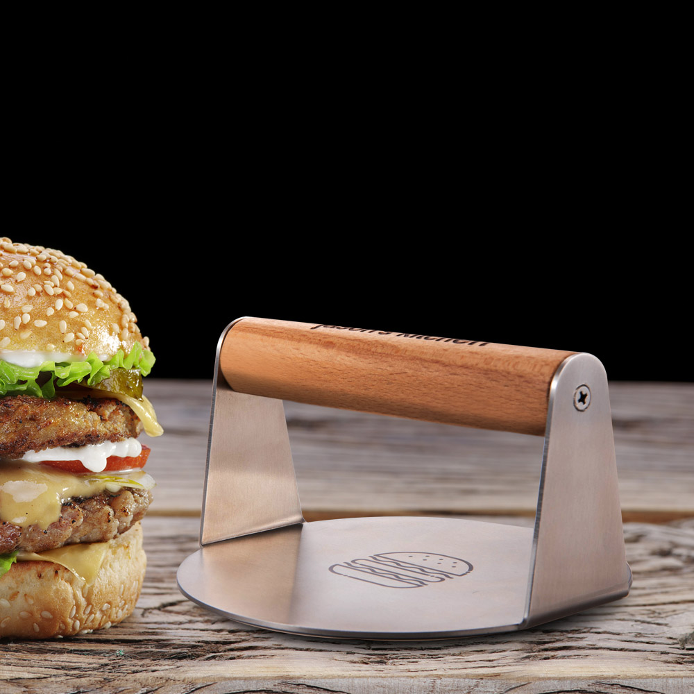 Personalized Engraved Burger Press Stainless Steel - CALLIE