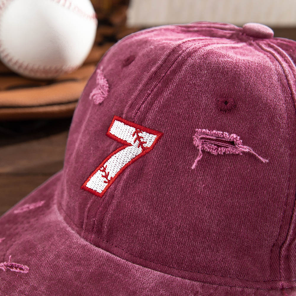 Australia Father's Day Gift Vintage Embroidery Number Baseball Cap for ...