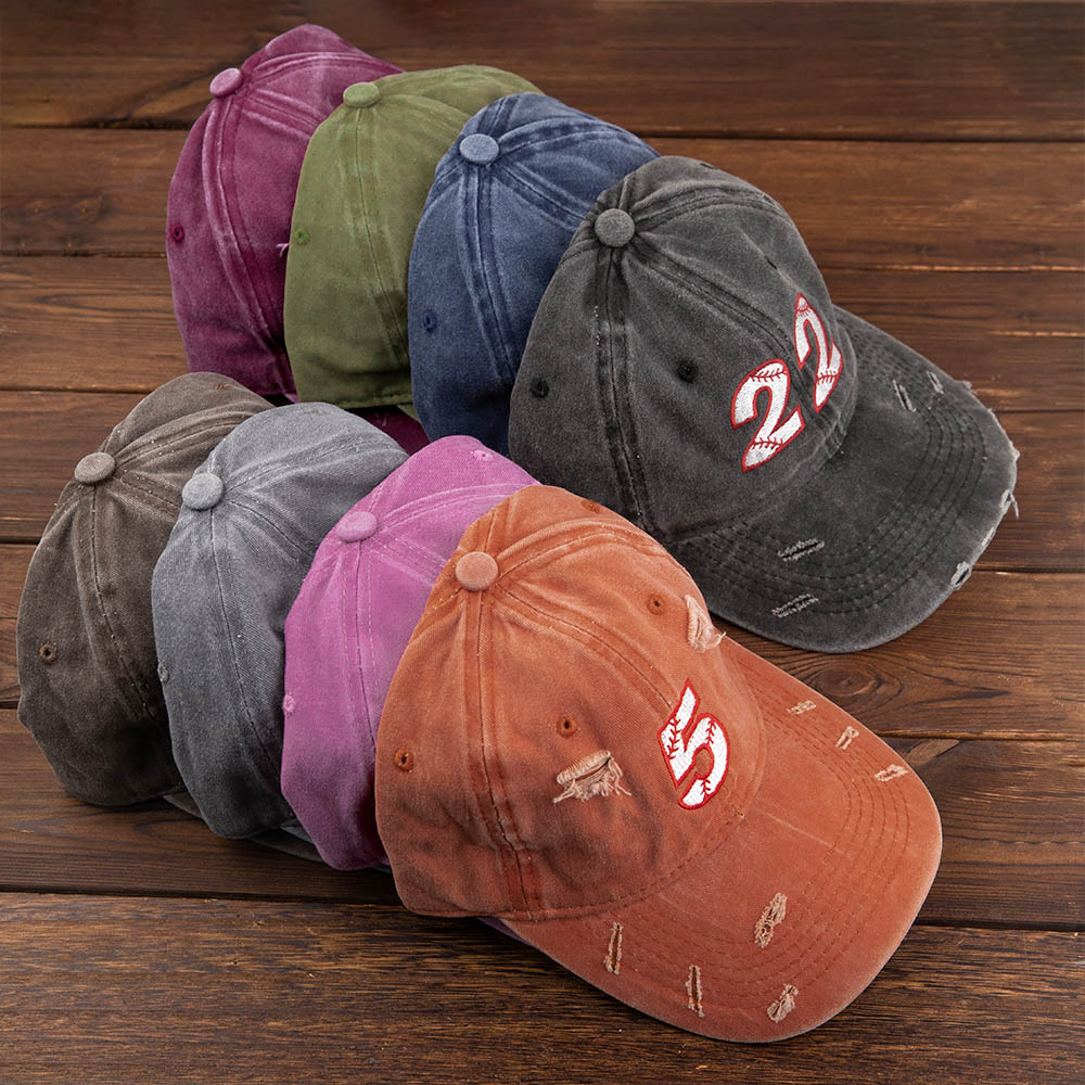 Australia Father's Day Gift Vintage Embroidery Number Baseball Cap for ...