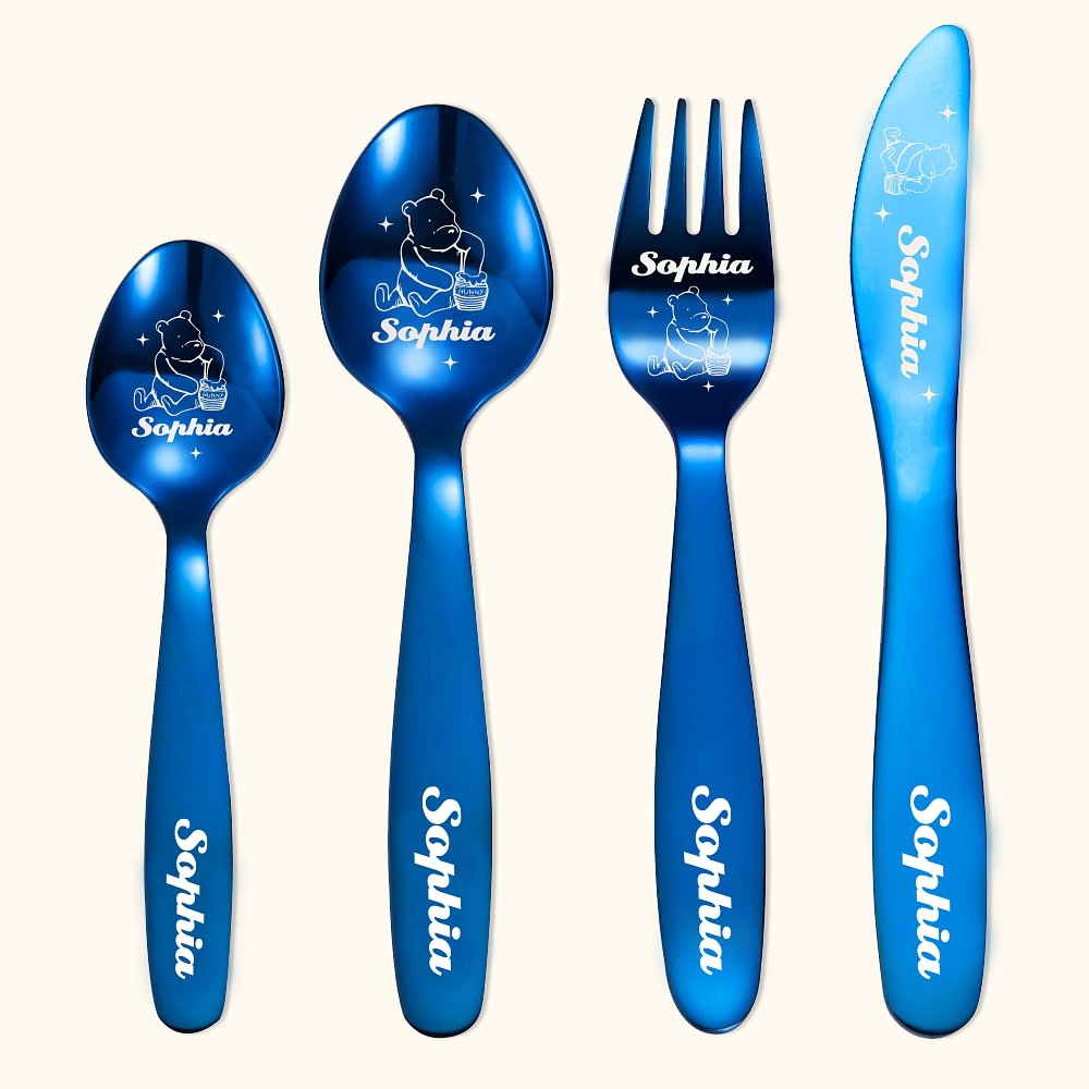 Personalized Classic Winnie the Pooh Cutlery Gift Set - CALLIE