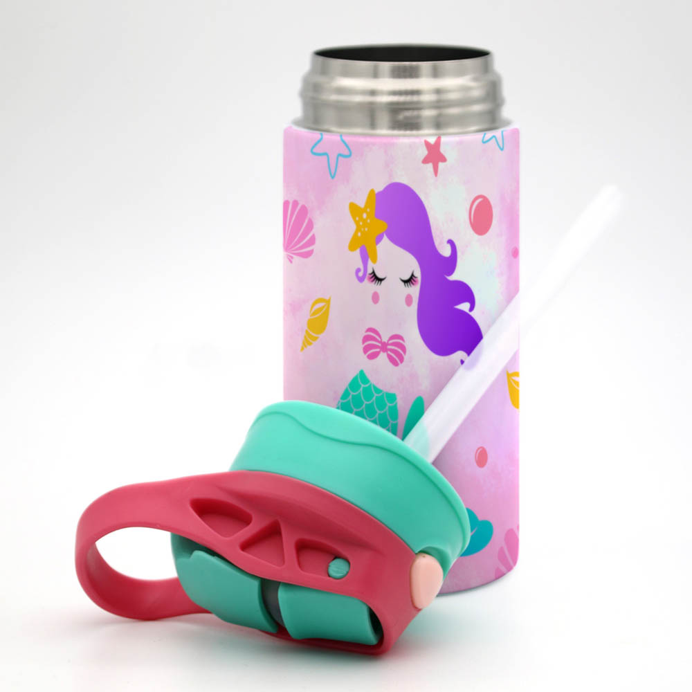 Personalized Mermaid Leakproof Thermos Water Bottle for Kids - CALLIE