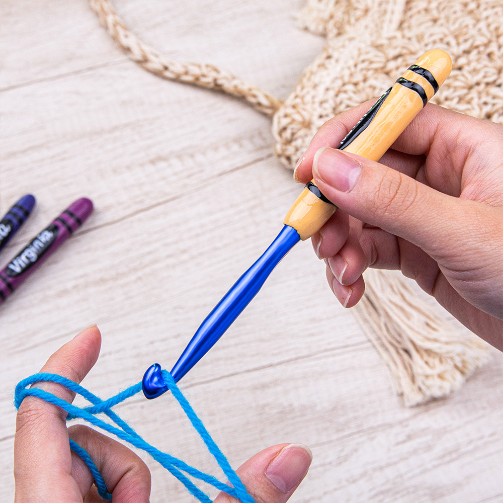 Personalisierte Regenbogen-Häkelnadeln Ergonomisches Design - CALLIE