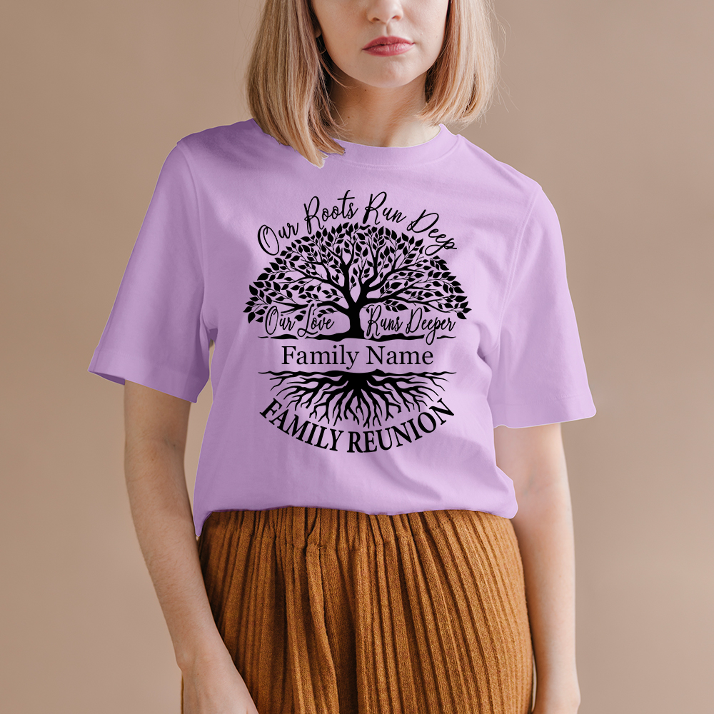 Personalisierte Our Roots Run Deep Our Love Runs Deeper Familientreffen ...