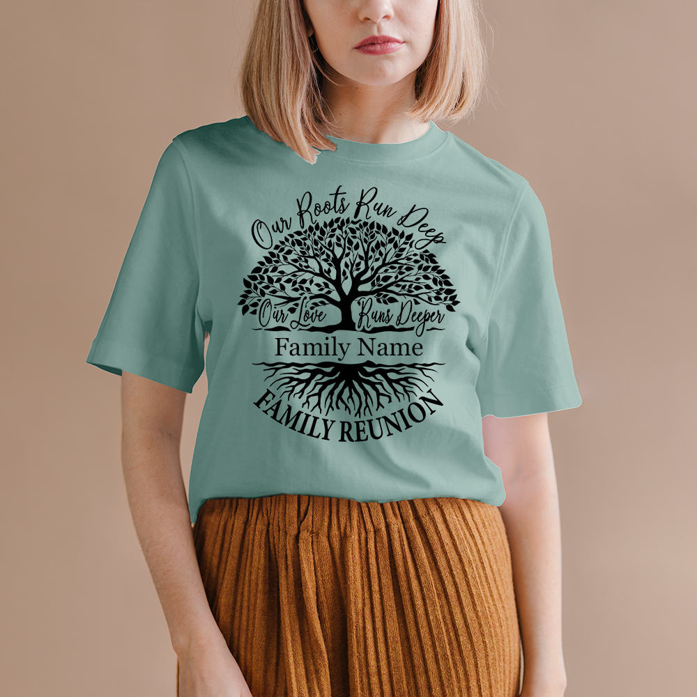 Personalized Our Roots Run Deep Our Love Runs Deeper Family Reunion ...