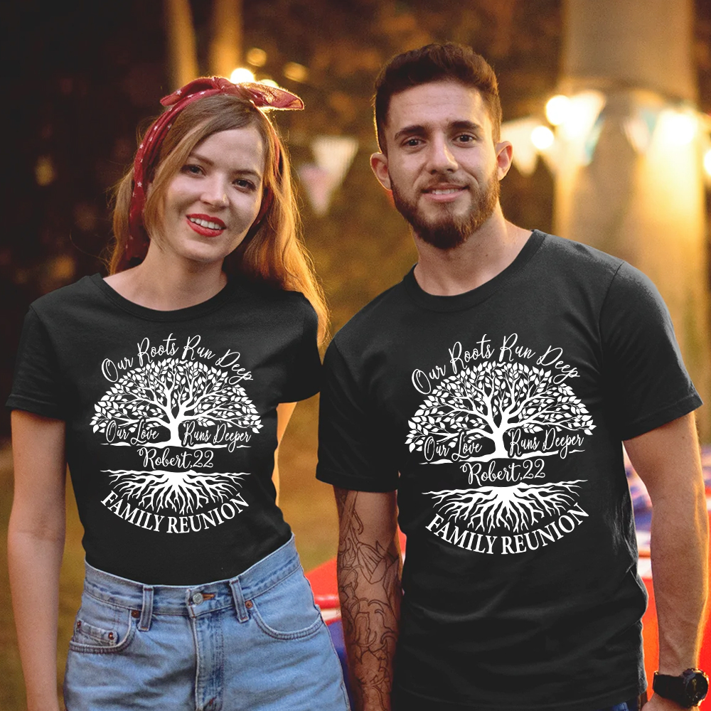 Personalized Our Roots Run Deep Our Love Runs Deeper Family Reunion ...