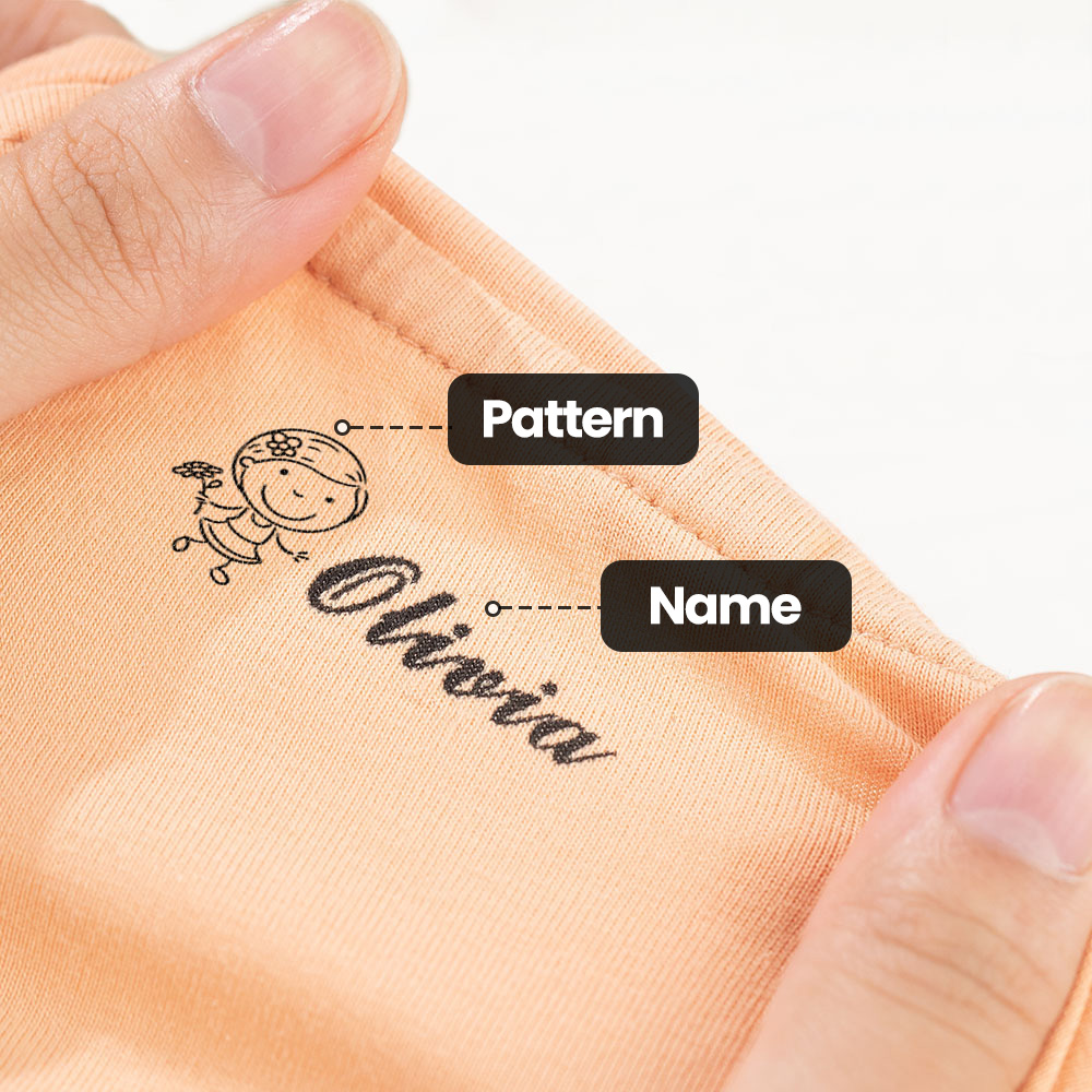 Personalized Children's Name Clothing Stamp Fabric Stamp for Children's ...