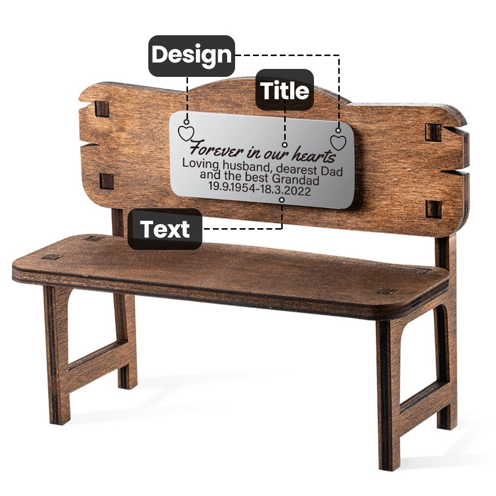 Personalized Memorial Bench Gift - CALLIE