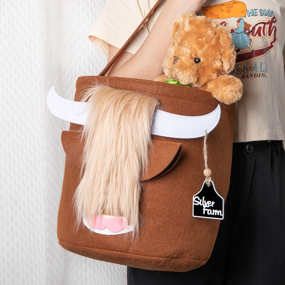 Personalized Highland Cow Storage Box, Organizer Baskets for Nursery ...