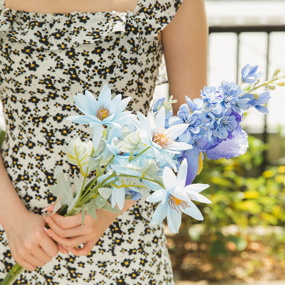 Personalized Family Member Birth Flower Artificial Bouquet/Bouquet of ...