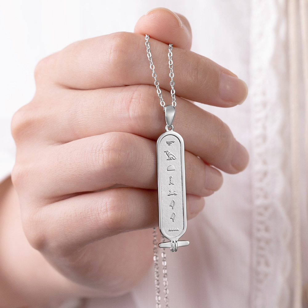 Personalized Egypt Cartouche Name Necklace Hieroglyph Egypt Necklace ...