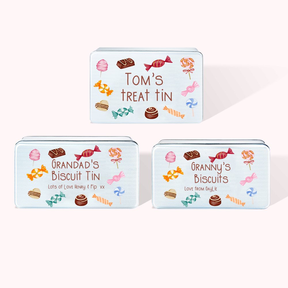 Personalized Sweet Treat Tin for Family Children Grandparents Gift - CALLIE