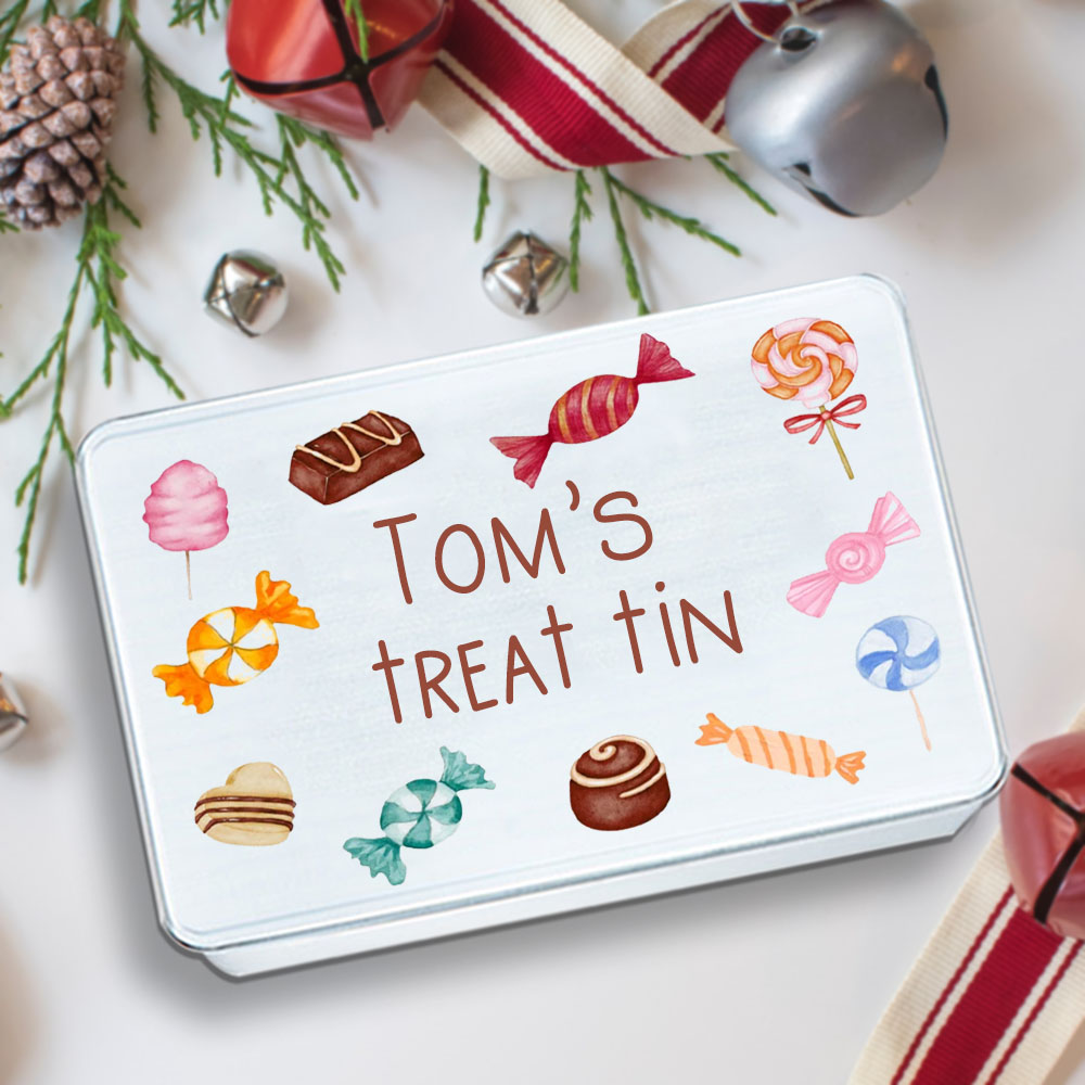 Personalisierte Süßigkeiten Dose für Familie Kinder Großeltern Geschenk ...