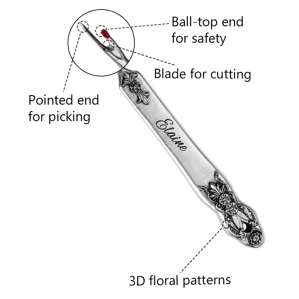 Personalized Rtro Name Engraved Seam Ripper for Tailor Designer Sewing ...