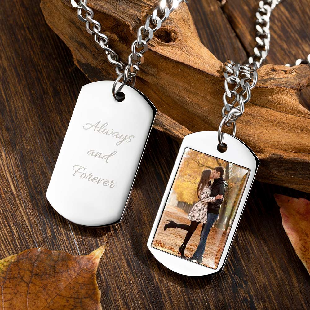 Personalized Photo Dog Tag Keychain/Necklace - CALLIE