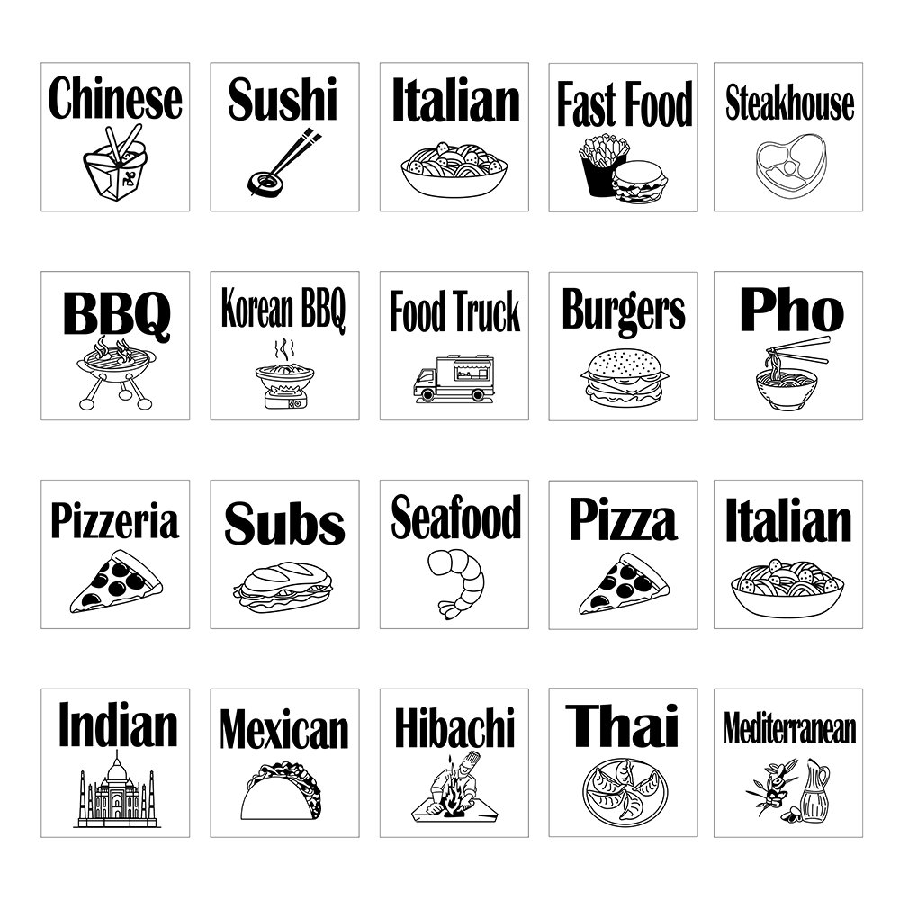 Personalized Dinner Food Dice Dinner Decision Made Easy Roll The Die ...