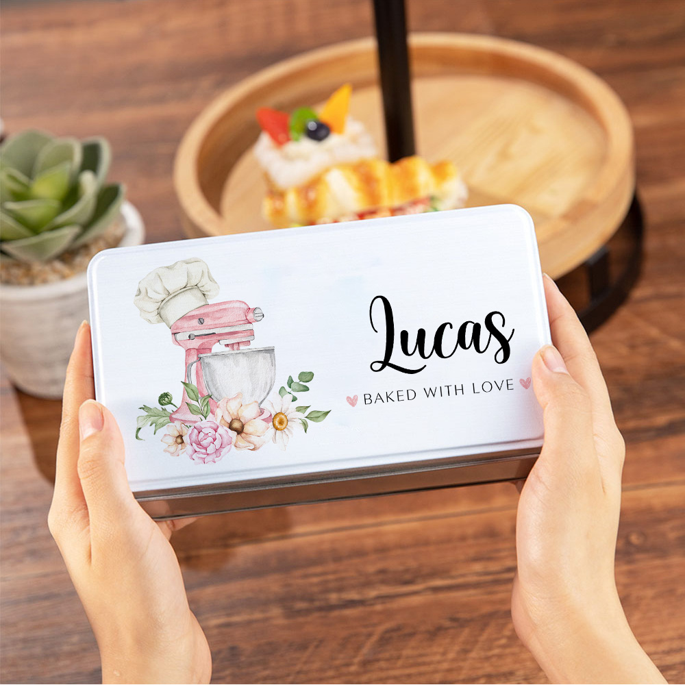 Personalized Baking Tin Baked By Name - CALLIE