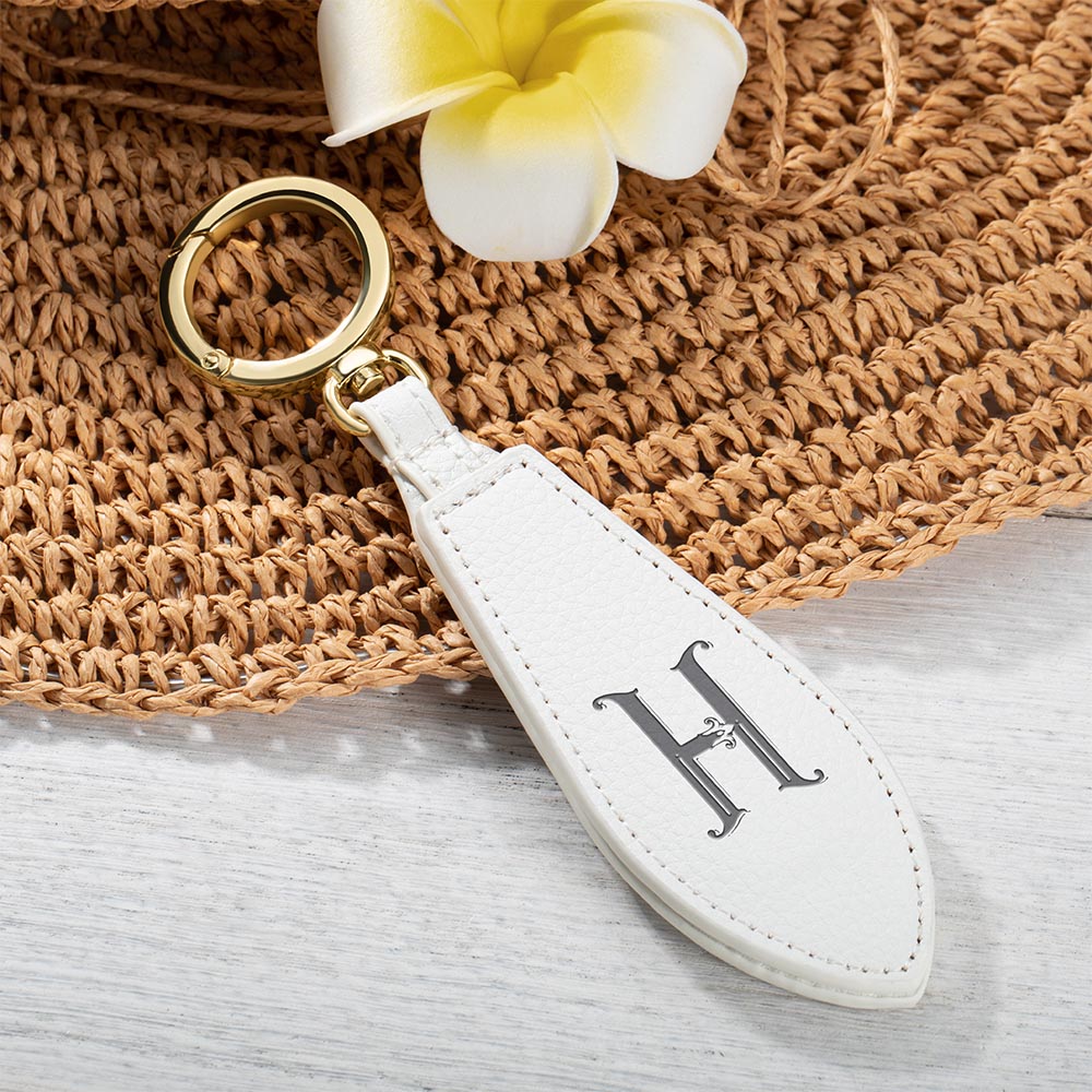 Personalized Stylish Strong Magnetic Leather Hat Clip with Initial Set ...
