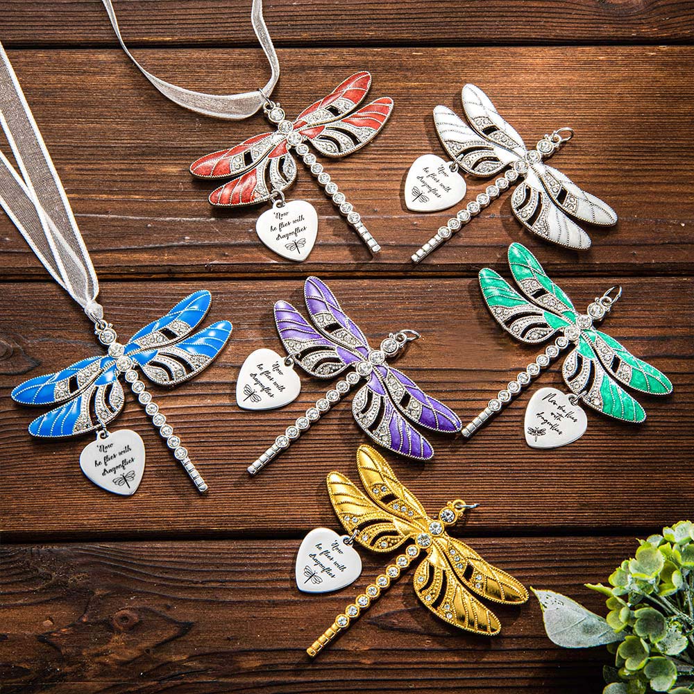 Personalized Dragonfly Memorial Ornament for Loss of Loved One - CALLIE