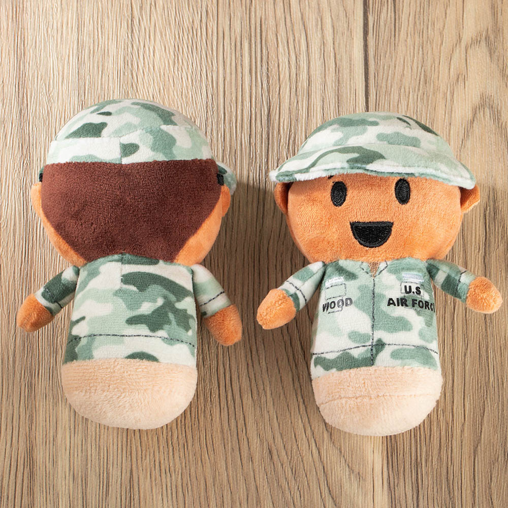 Personalized U.S. Soldier Uniform Camo Plush Military Family Gift - CALLIE