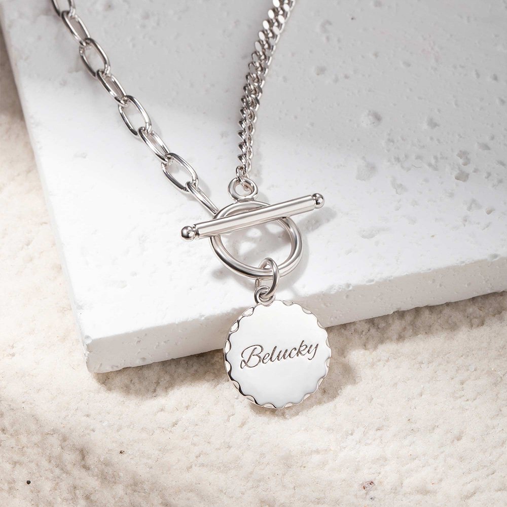 Personalized Hawaiian Lettering Necklace for Women - CALLIE