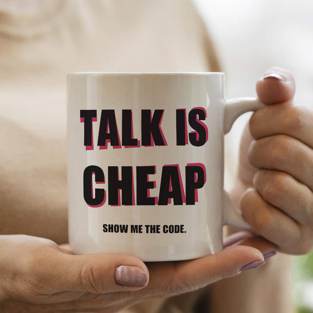 Personalized Ceramic Code is Art Coffee Mug 11oz for Computer Engineer ...