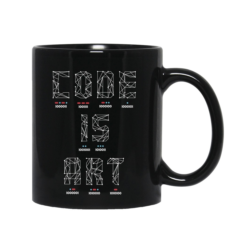 Personalized Ceramics Code is Art Coffee Mug 11oz for Computer Engineer ...