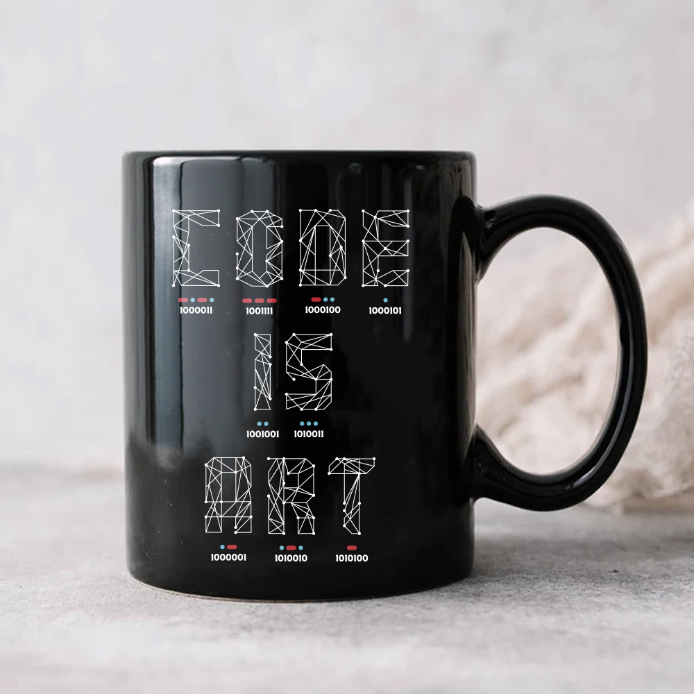 Personalized Ceramics Code is Art Coffee Mug 11oz for Computer Engineer ...