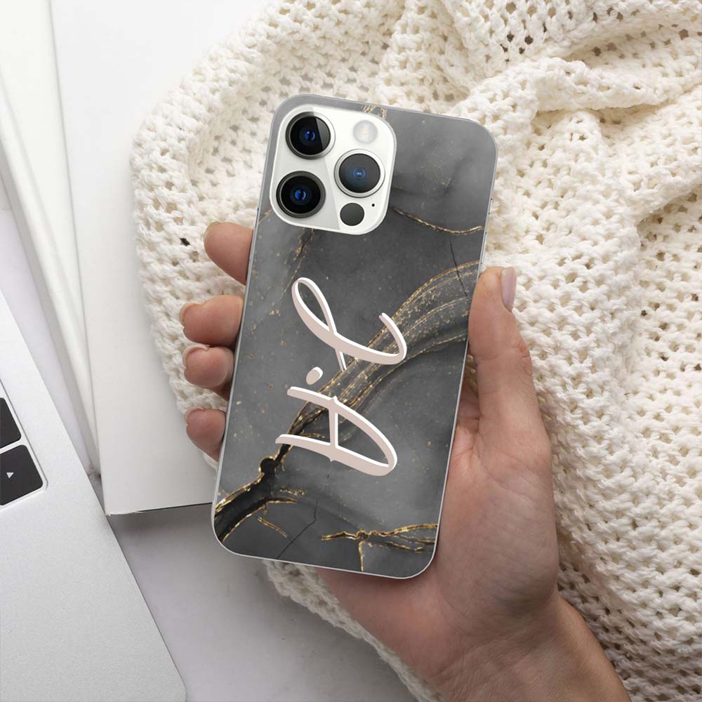 Personalised Large Monogram Initials Phone Case - CALLIE