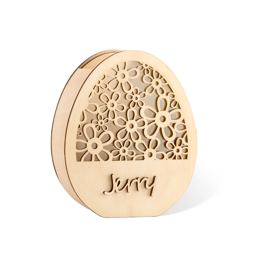 Personalized Easter Egg Chocolate Candy Holder Drop Box with 3 Sizes ...