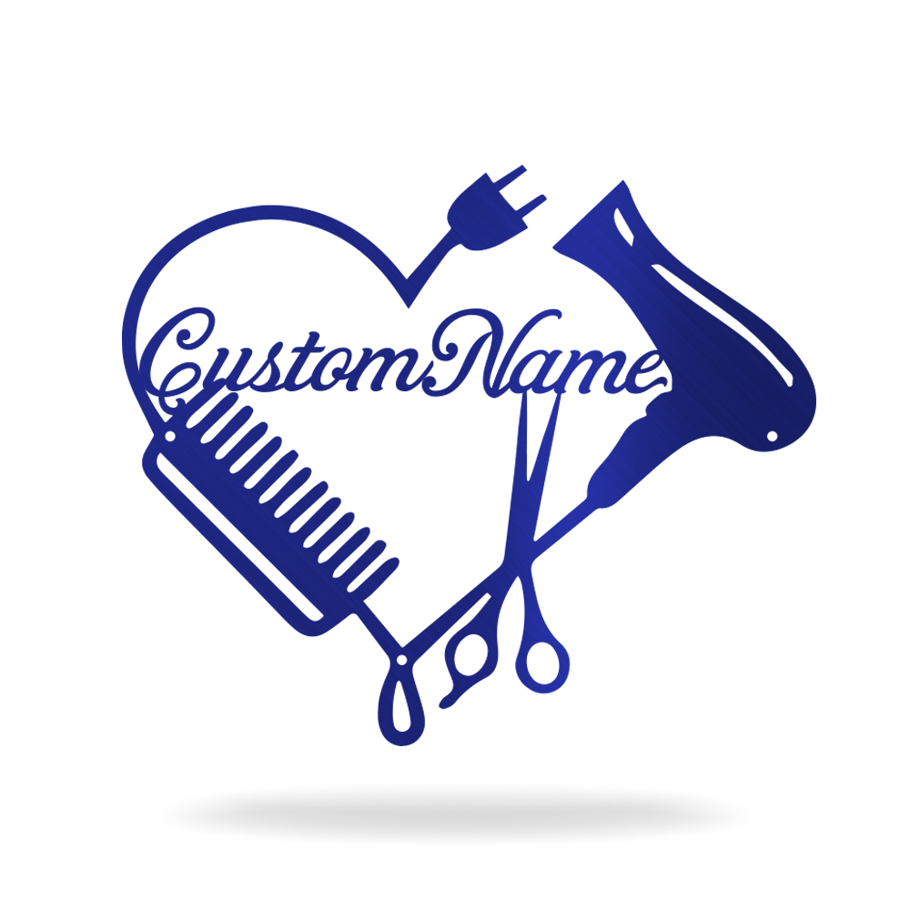 Personalized Hairstylist Metal Sign for Salon Barber Shop - CALLIE