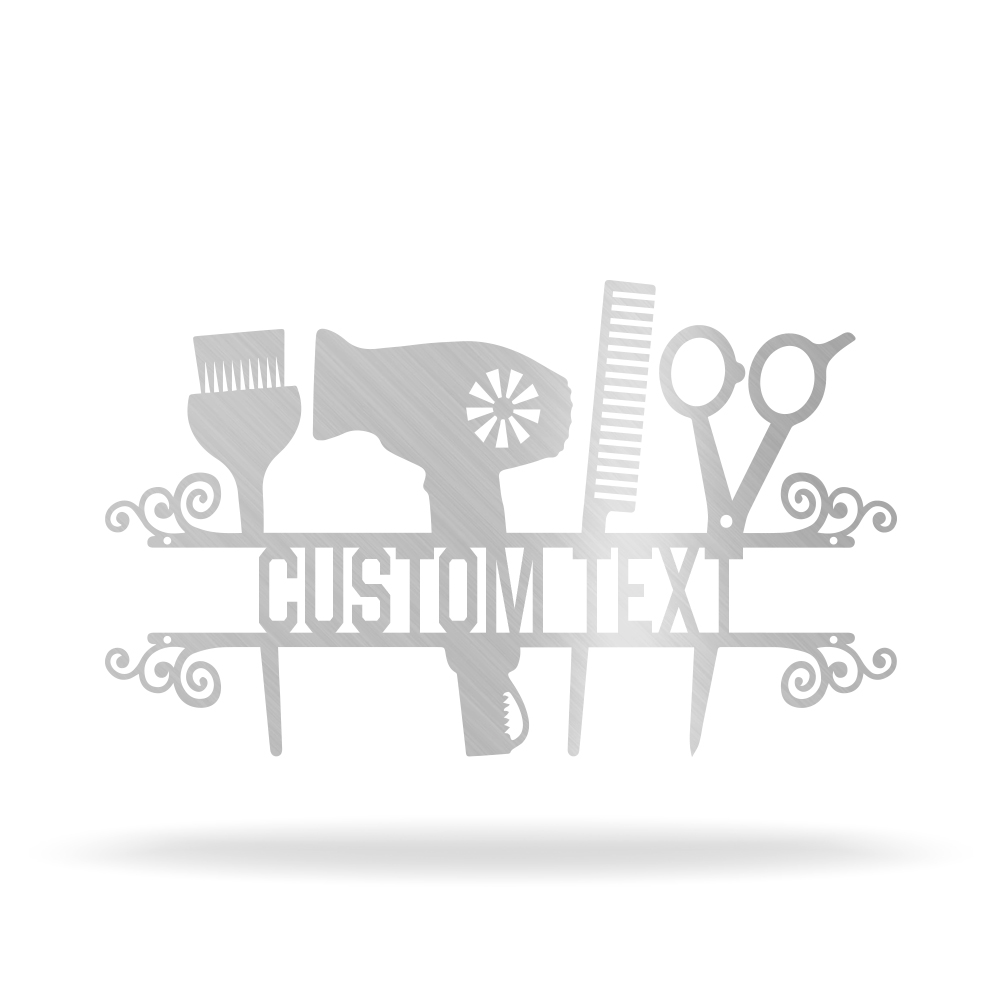 Personalized Hairstylist Metal Sign for Salon Barber Shop - CALLIE