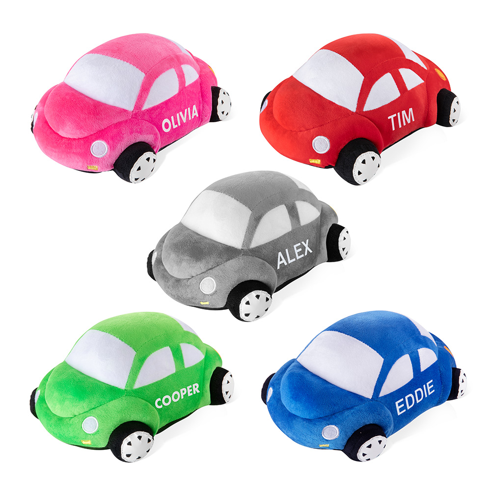 Personalized Car Stuffed Plush Toy Pillow Soft and Cuddly Toy for Boys ...