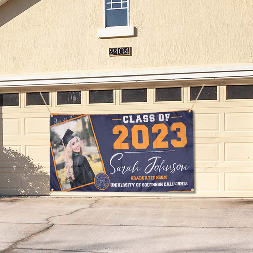 Personalized Graduation Banner Graduation Announcement Graduation Gift ...
