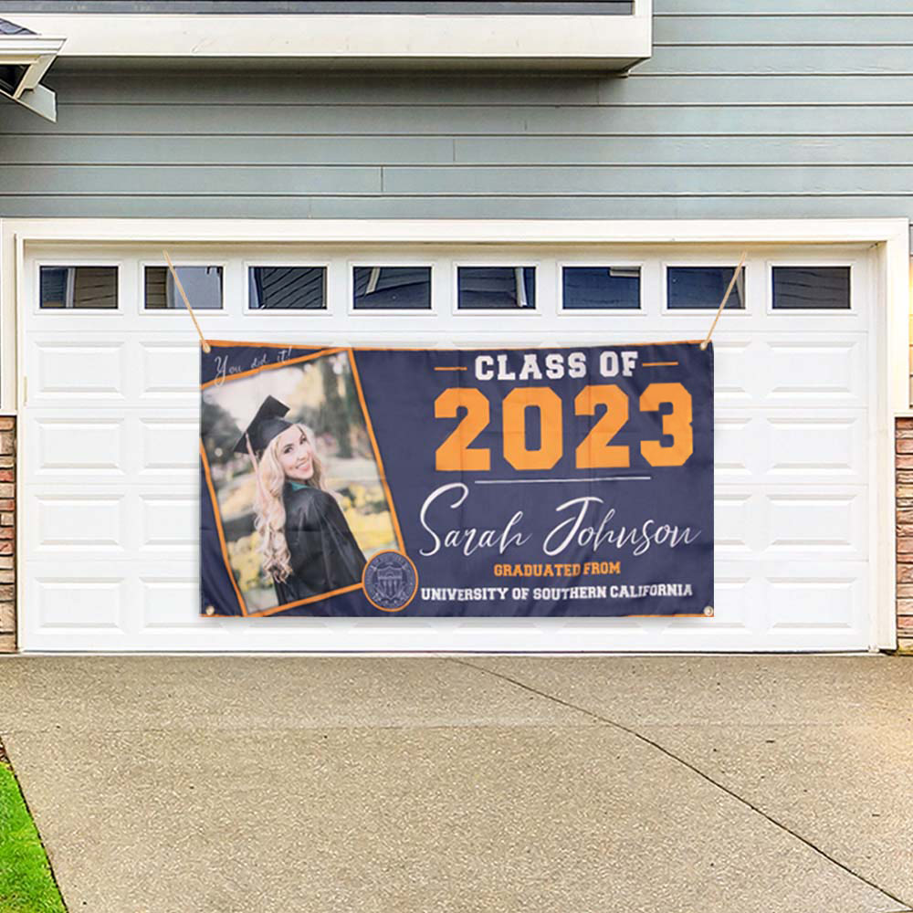 Personalized Graduation Banner Graduation Announcement Graduation Gift ...