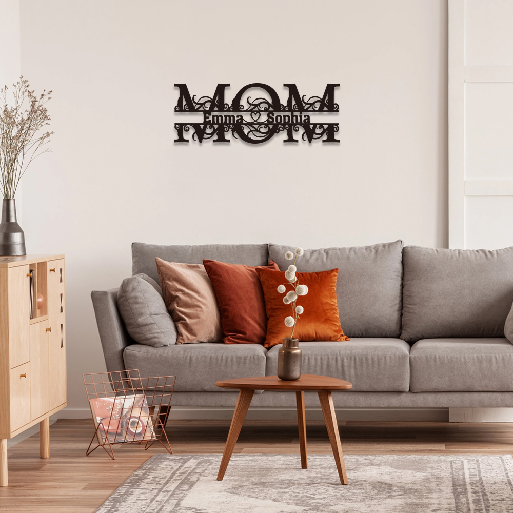 Personalized Mom Metal Sign with Name for Home Decoration - CALLIE