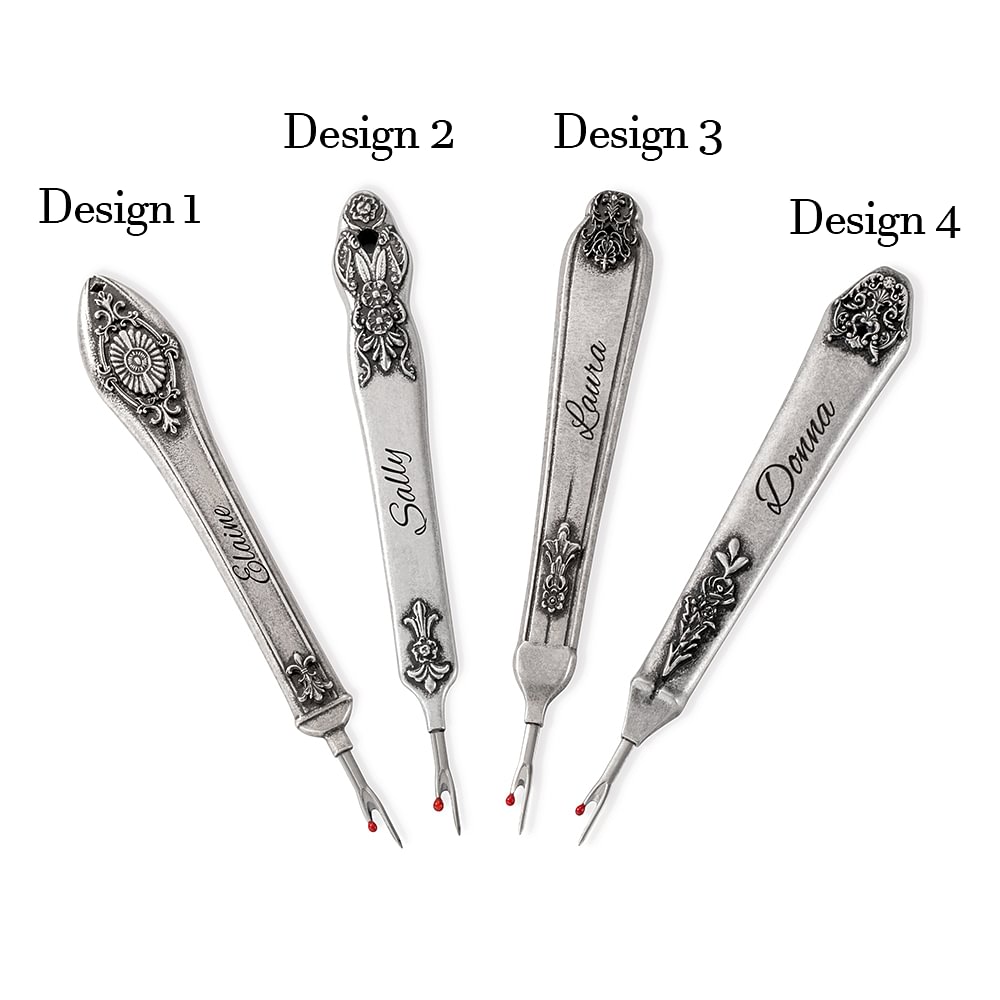 Unpick Mistakes with Grace - Personalized Vintage Flora Pattern Seam ...