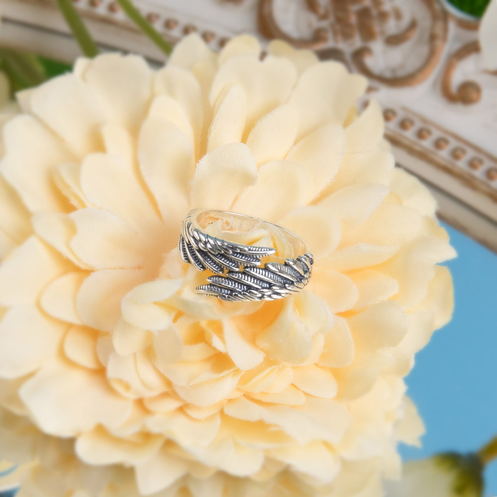 Personalized Guardian Angel Wings Adjustable Open Ring with Engraved ...