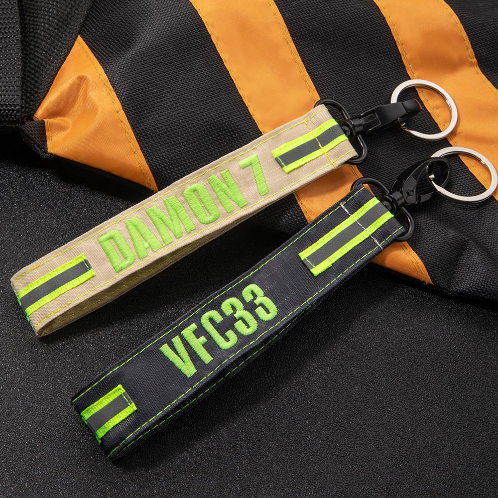 Personalized Reflective Firefighter Waterproof Solid Wrist Strap ...