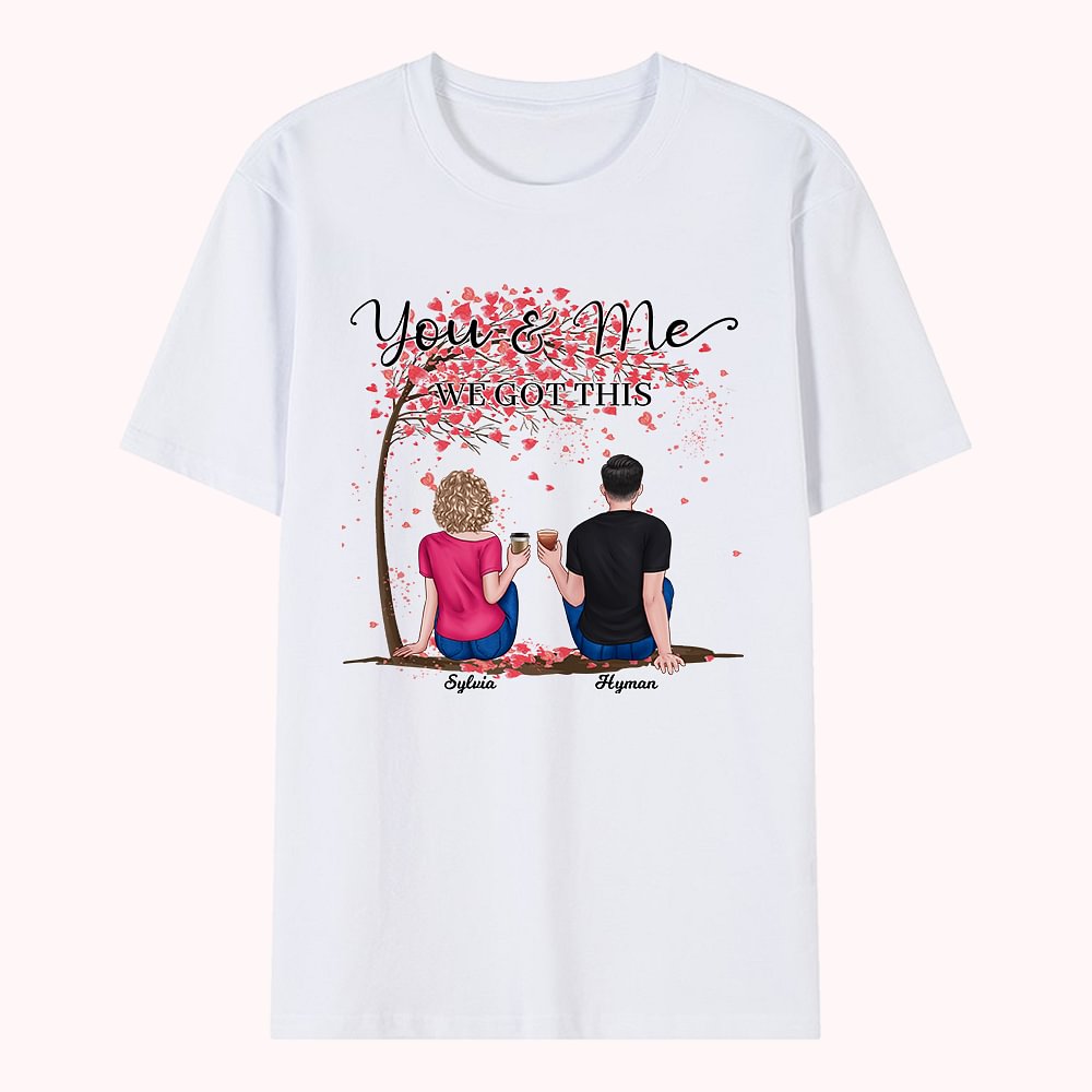 Personalized Couple under Love Tree Eternal Love T-shirt Birthday ...