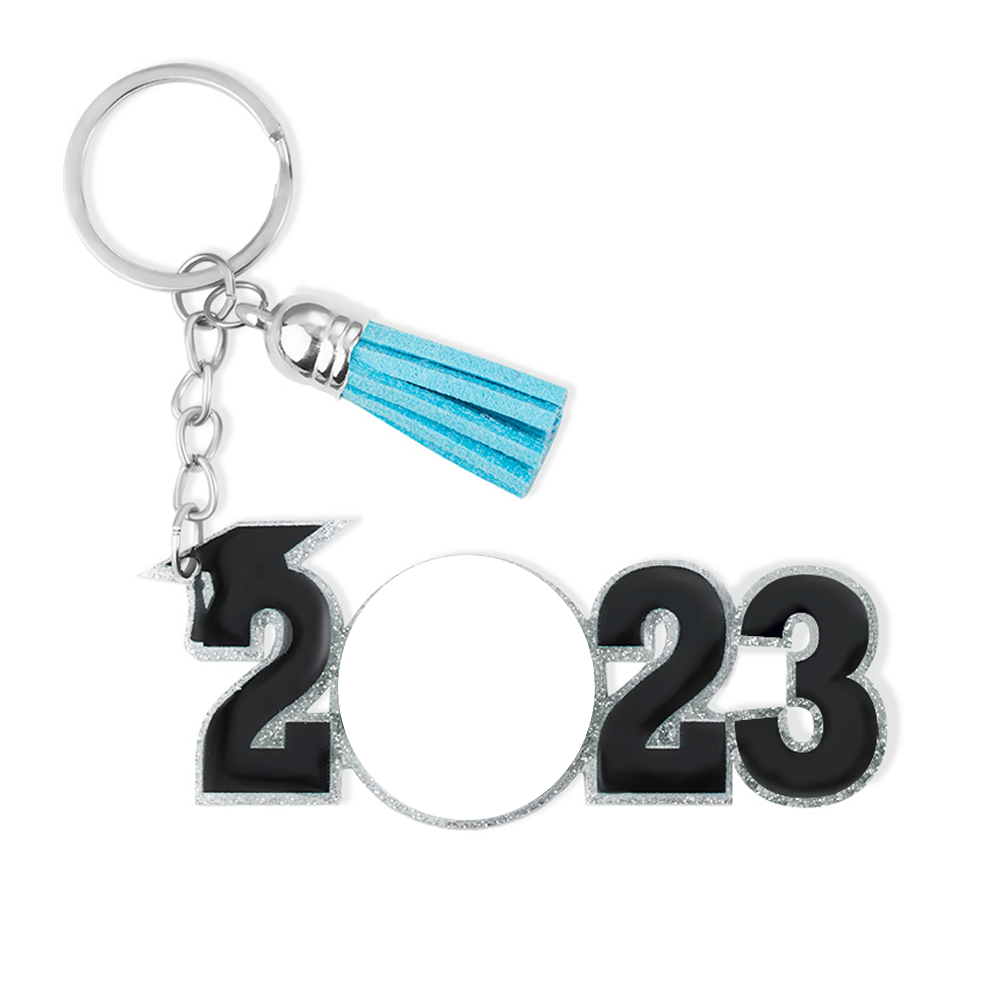 Personalized Graduation Tassel Keychain with Photo - CALLIE