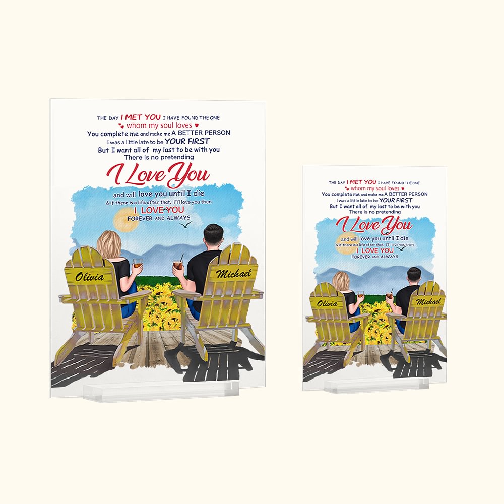 Personalized I Love You and Will Love You until I Die Summer Vacation ...