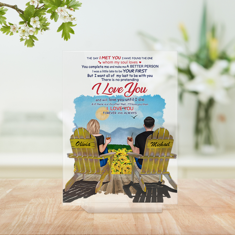 Personalized I Love You and Will Love You until I Die Summer Vacation ...