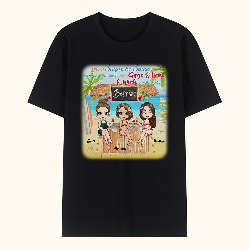 Personalized Girls Besties Sisters Friendship Declaration Summer ...