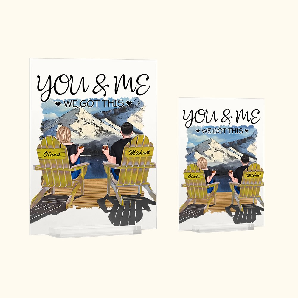 Personalised You and Me We Got This Summer Vacation Couple on Chairs ...