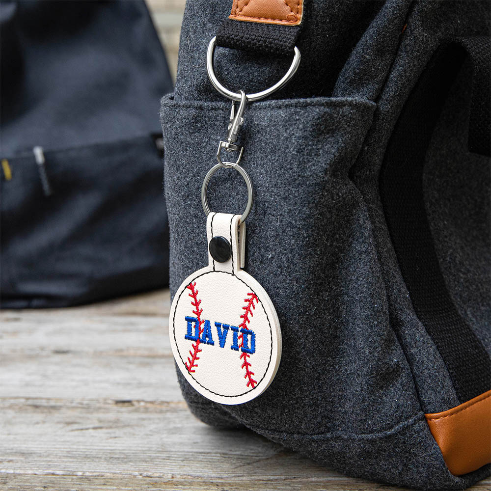Personalized Embroidery Sports Bag Tag Football Tag Basketball Tag ...